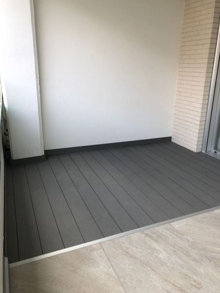 Tarima Exterior Tecnológica Alveolar Deck Grey P1B | Click Tarima