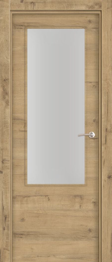 Puerta Laminada Vidriera Roble Gold | Horizontal | ClickTarima
